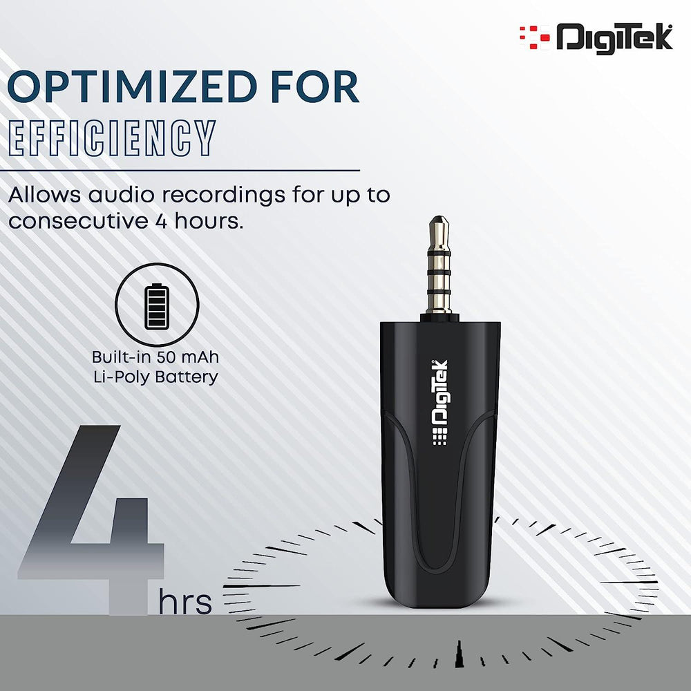 Buy Digitek Wireless Mic with AUX Noise Cancellation DWM-005