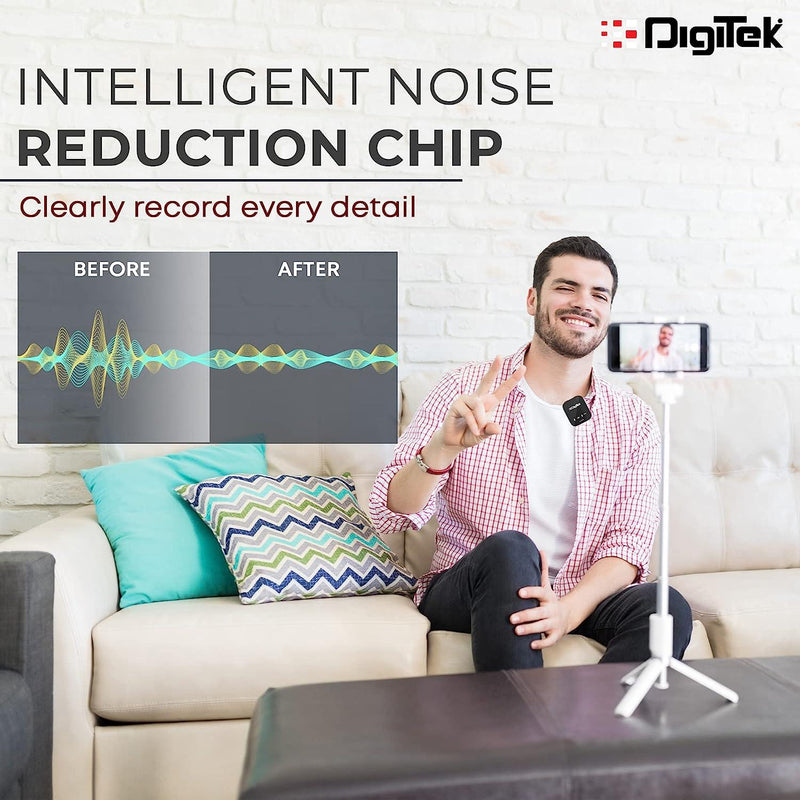 Buy Digitek (DWM 101) Wireless Microphone System with ANC Noise Reduction