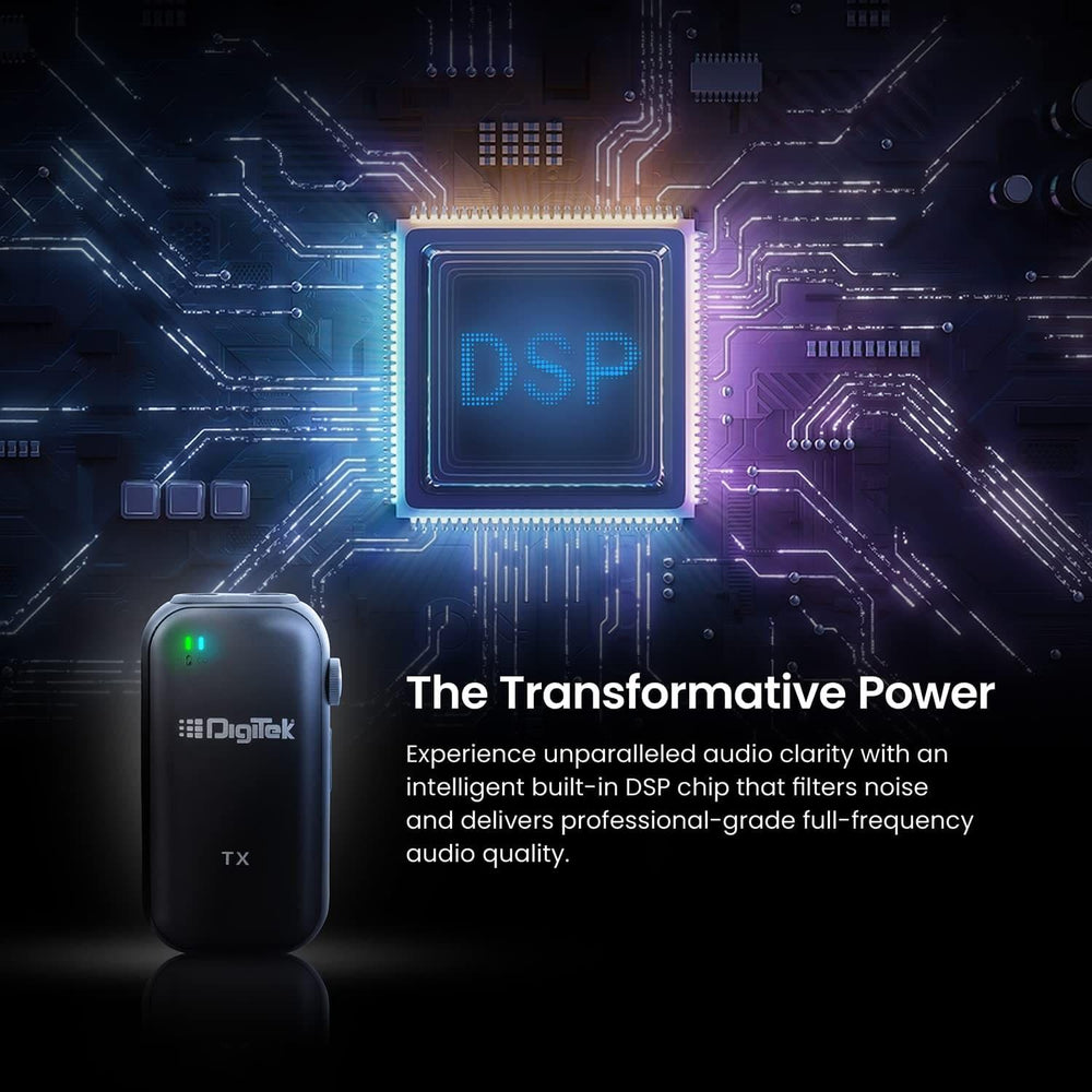 Buy Digitek (DWM-102) Wireless Microphone System with ANC Noise ...