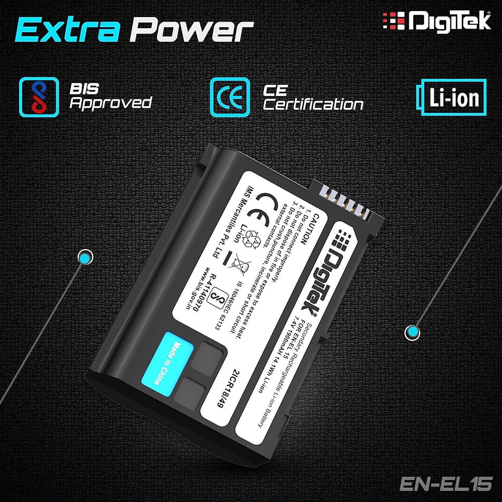 Buy Rechargeable Battery Pack for Digital Camera EN-EL15 Online