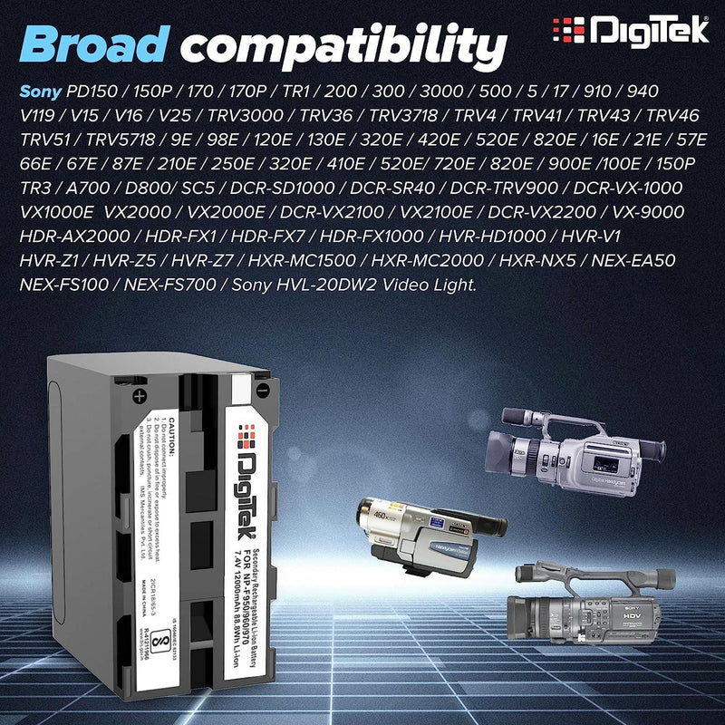 Buy Digitek Rechargeable Battery for Sony DSLR Camera F960/970MU