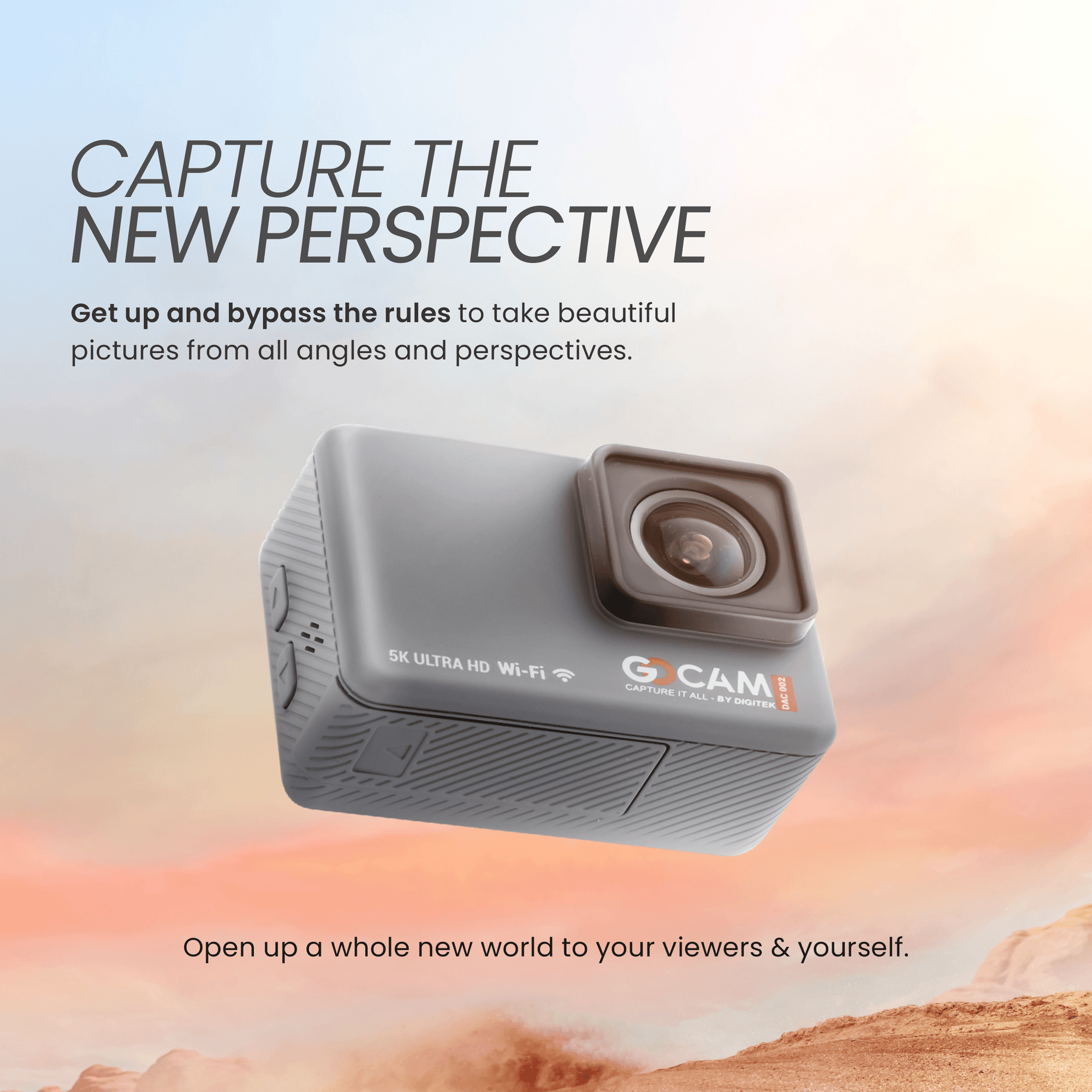 Buy Digitek GoCam 5K 60FPS 24MP Ultra HD Sports Action Camera Online