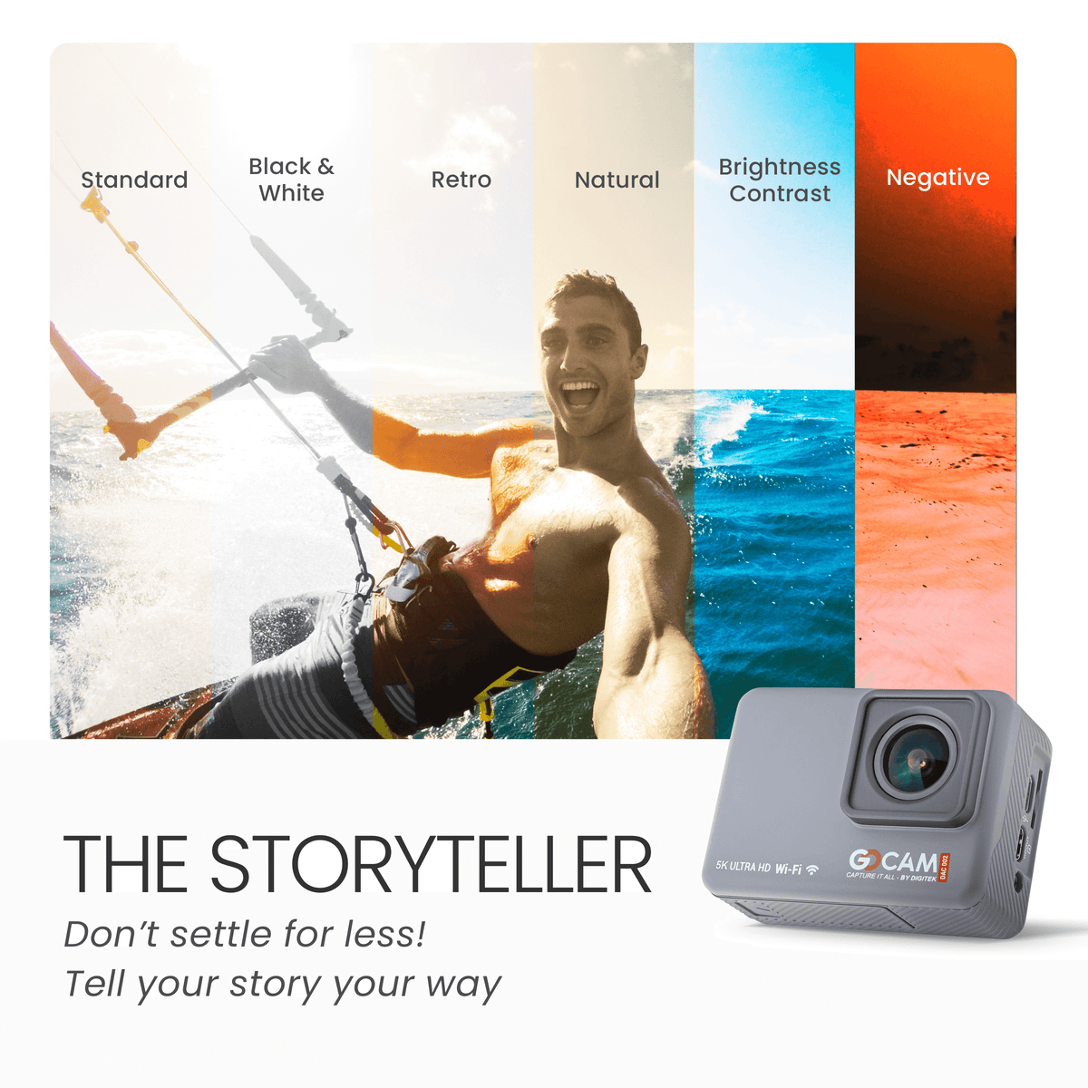 Buy Digitek GoCam 5K 60FPS 24MP Ultra HD Sports Action Camera Online