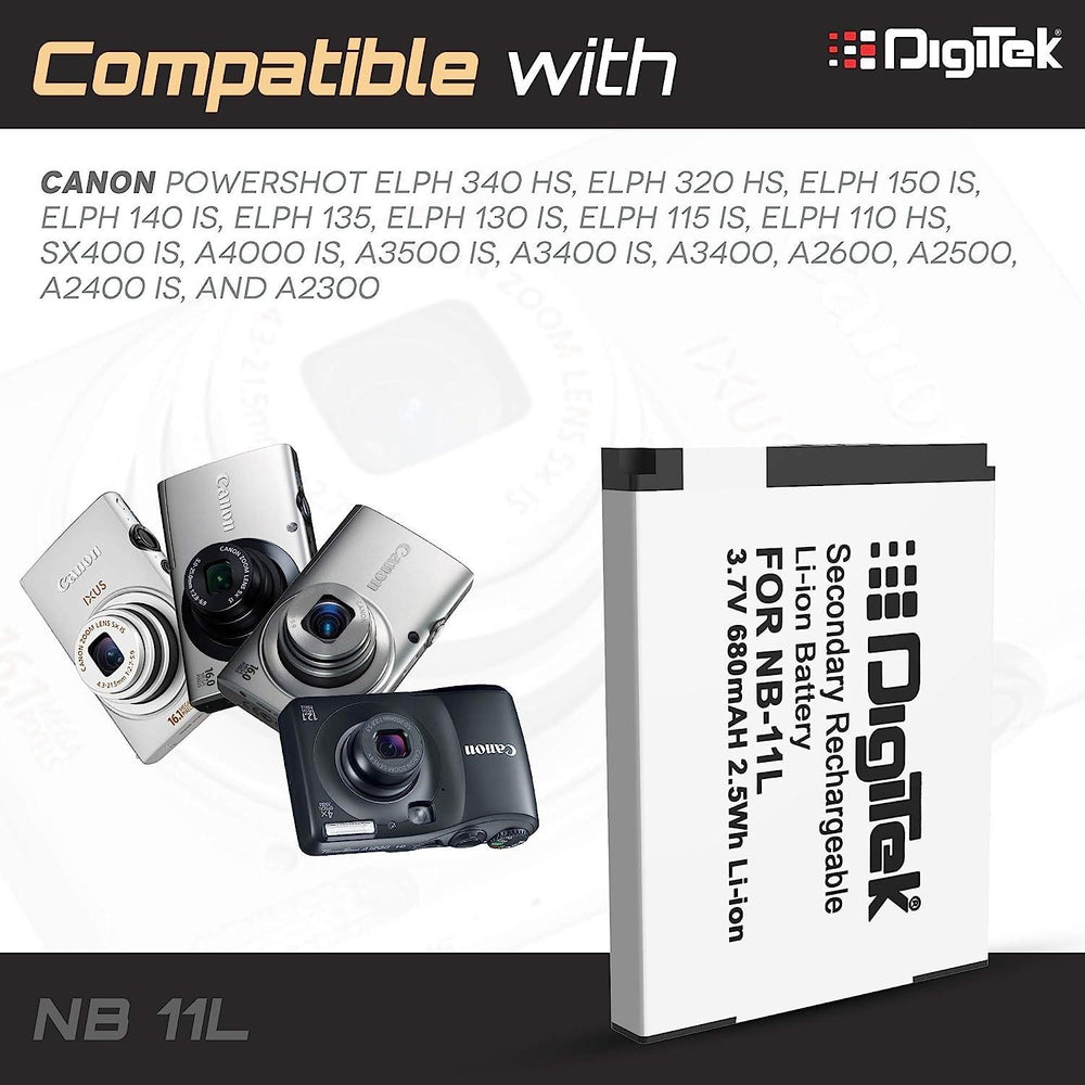 Buy Digitek Lithium Ion Rechargeable Battery for DSLR Camera Online