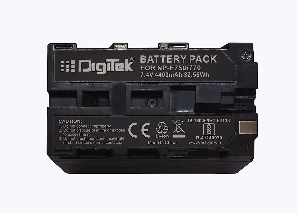 Buy Digitek Rechargeable Lithium Ion Battery Pack NP-F750/F770 Online