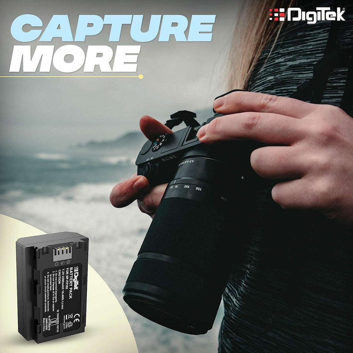 Buy Digitek Rechargeable Battery for Sony NP-FZ100 Cameras