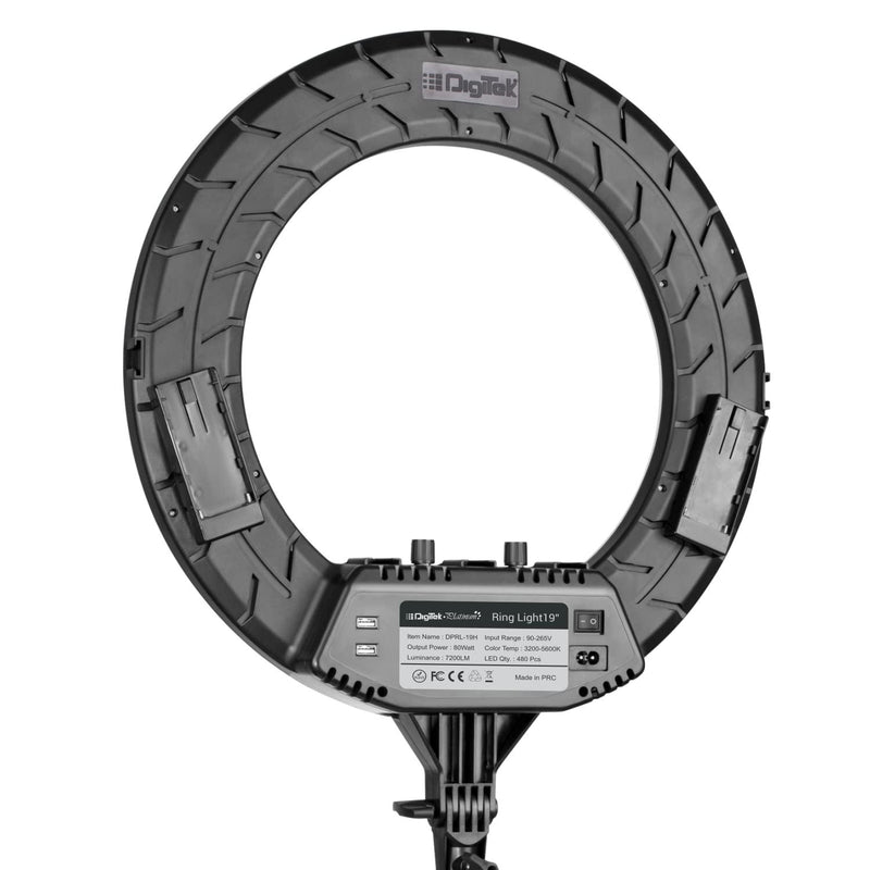 Buy Digitek LED Ring Light AC-DC Powered DPRL-19H
