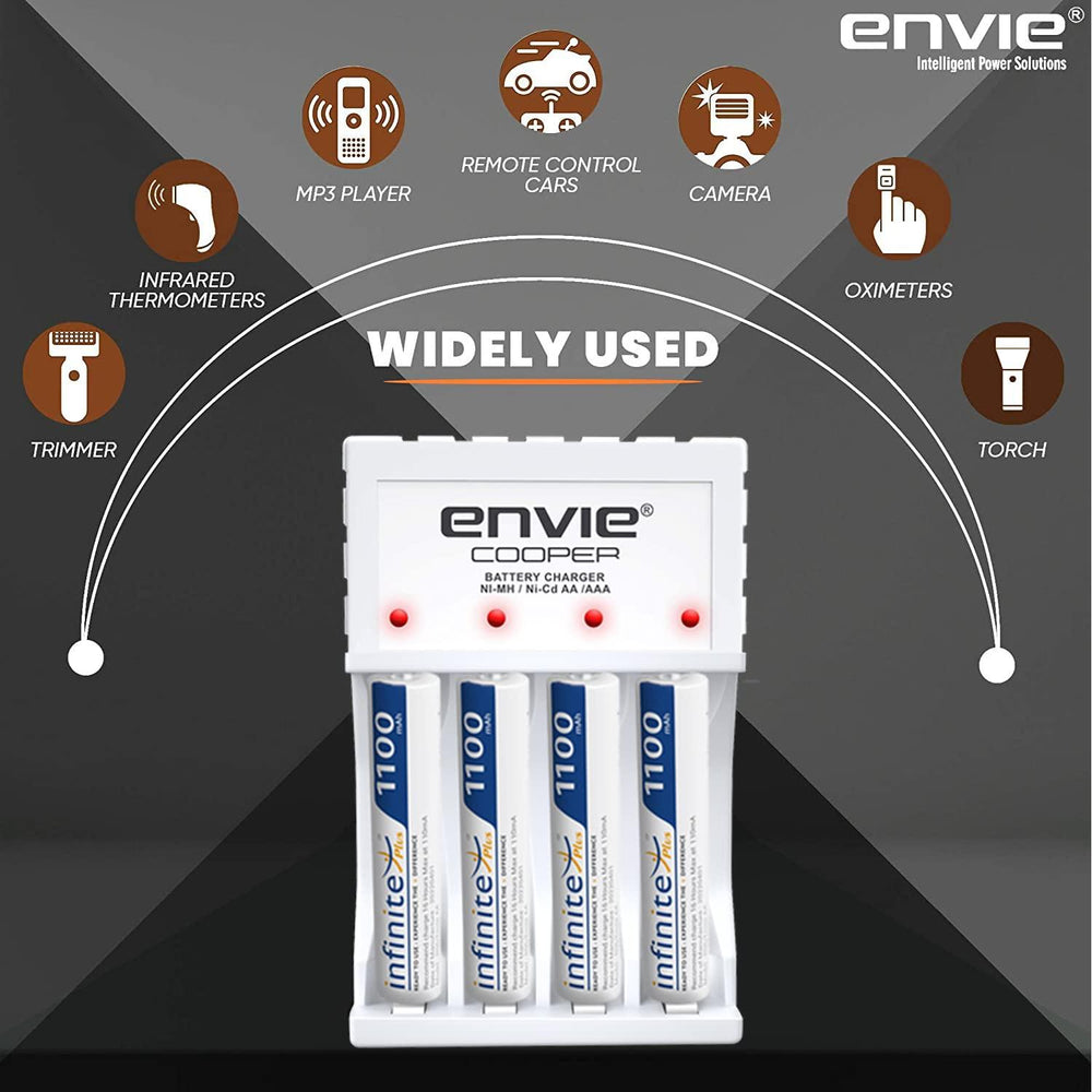 Buy Digitek Envie Standard Rechargeable Battery Charger ECR20MC-4XAAA1100 Online