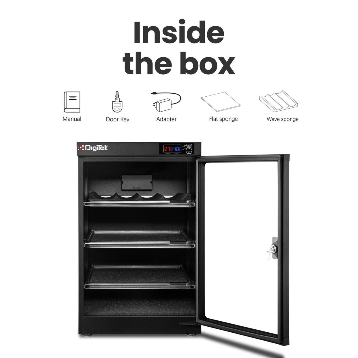 Buy Digitek AD-85S 85L Digital Dry Cabinet with Humidity Display Online