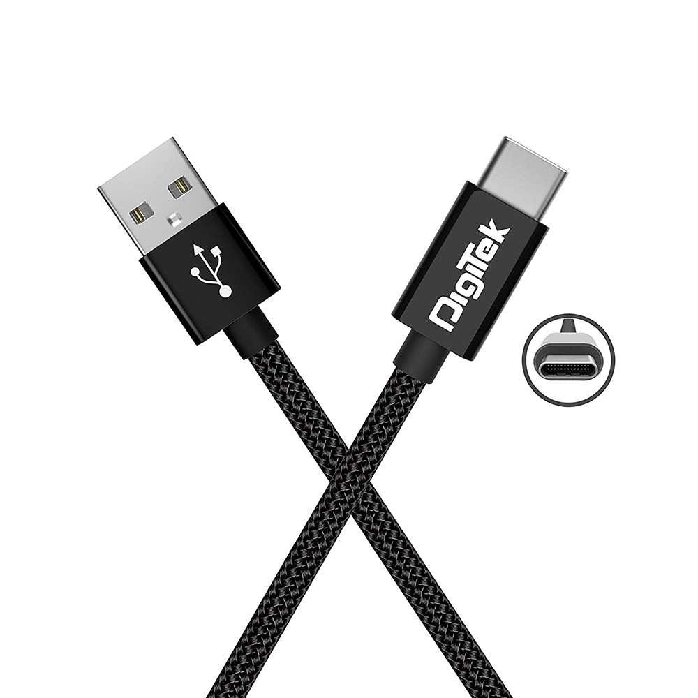 Buy Digitek Platinum Nylon Braided Type C Cable DC1MCNBBLK Online