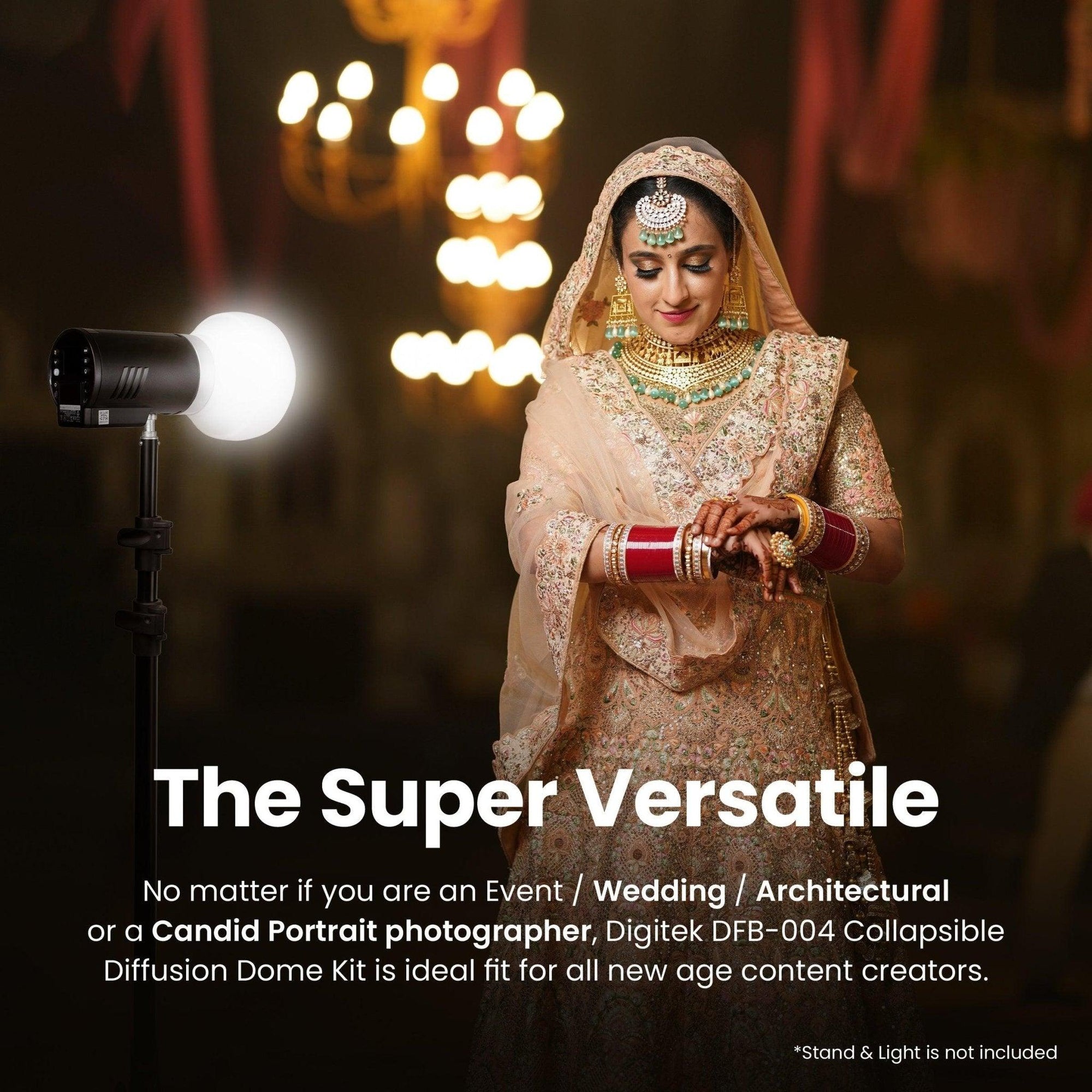 Digitek (DFB 004) Professional Collapsible Diffusion Dome Kit-DFB 004