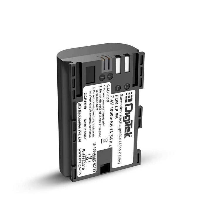 Buy Digitek Secondary Li-Ion Rechargeable Battery for DSLR Camera LP-E6 ...
